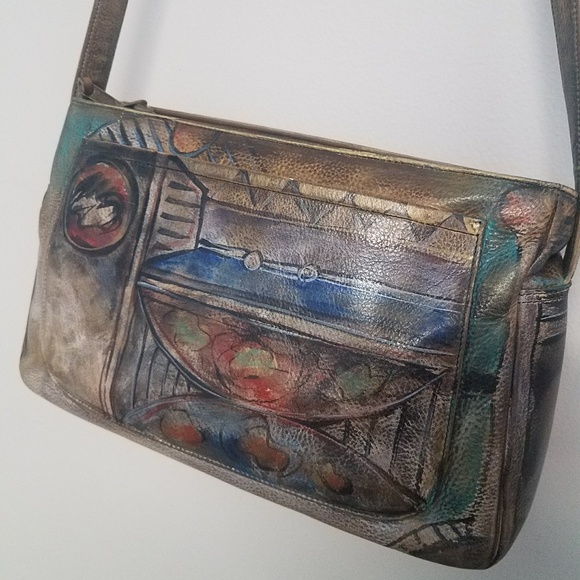 Jane Yoo | Bags | Sold Jane Yoo Handpainted Crossbody Purse | Poshmark